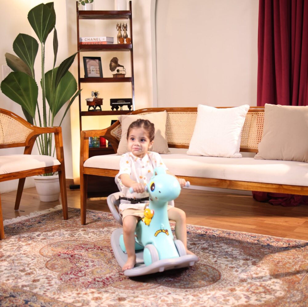 Rio Ride-on & Seasaw – Yellow – ToyPod India